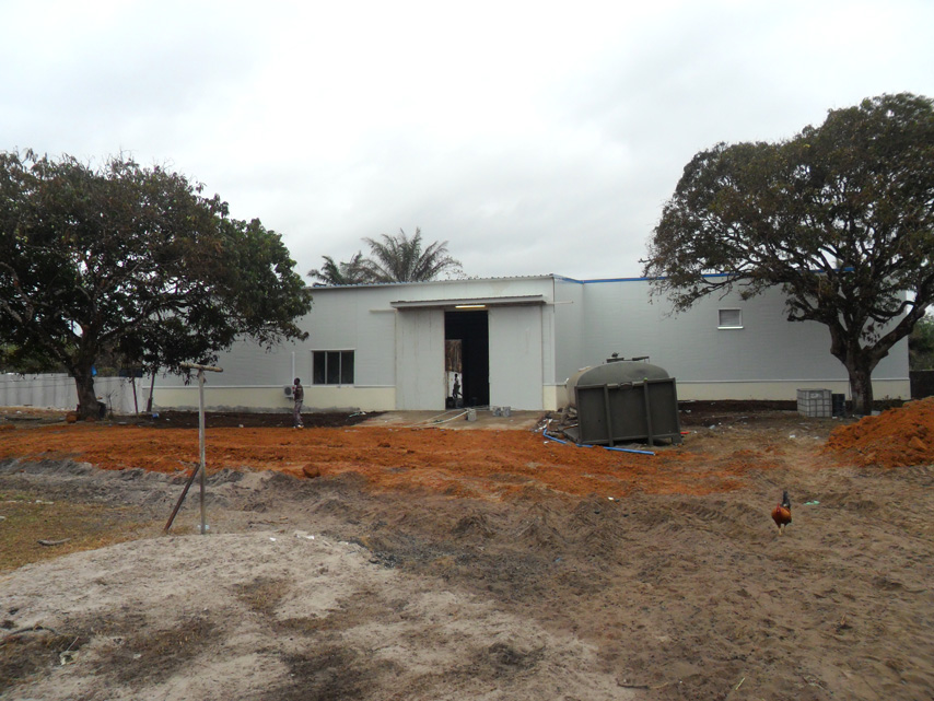 Gabonese Government Project - L- Shape Steel Structure Warehouse