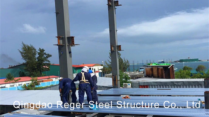 Maldives Multi-Floor Steel Frame Structure Building for Seafood ...