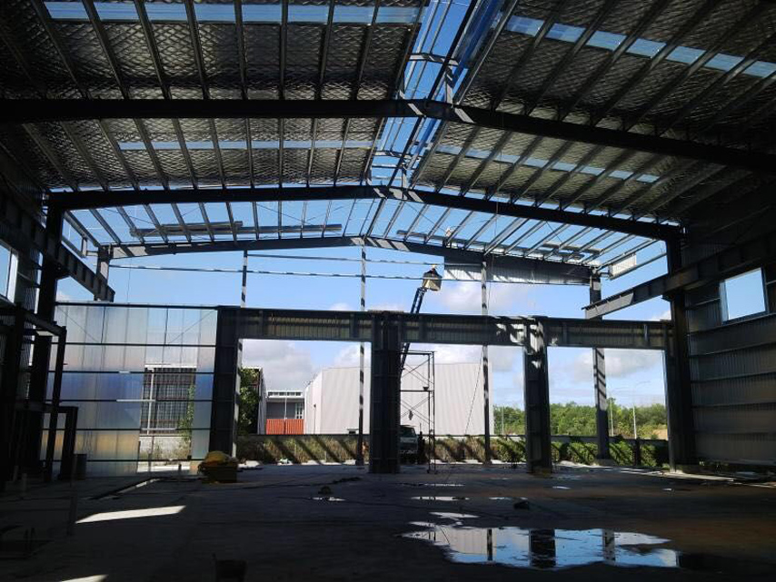 Malaysia Steel Structure Prefab Warehouse with Office